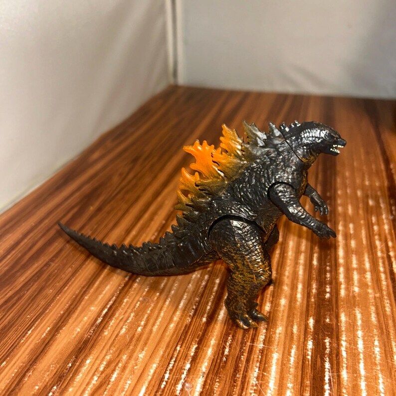 Godzilla-legendary Toho Jakks Godzilla 3.5" Action Figure Orange Tips ...