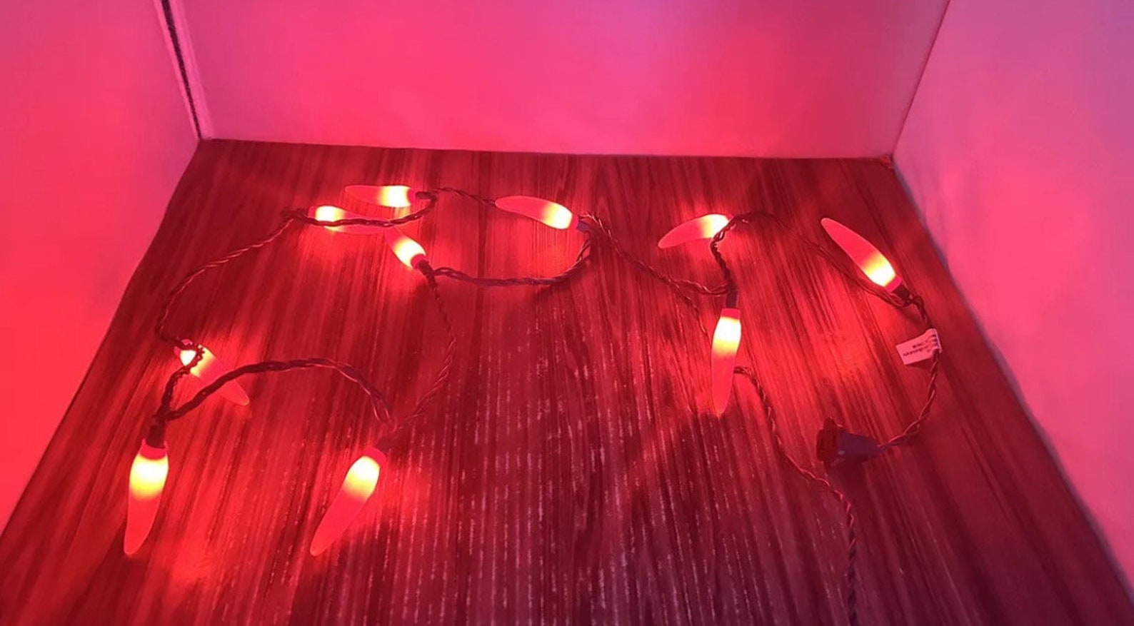 Red Chili Peppers String 10 Lights 93”inch String Decor Party Indoor or ...