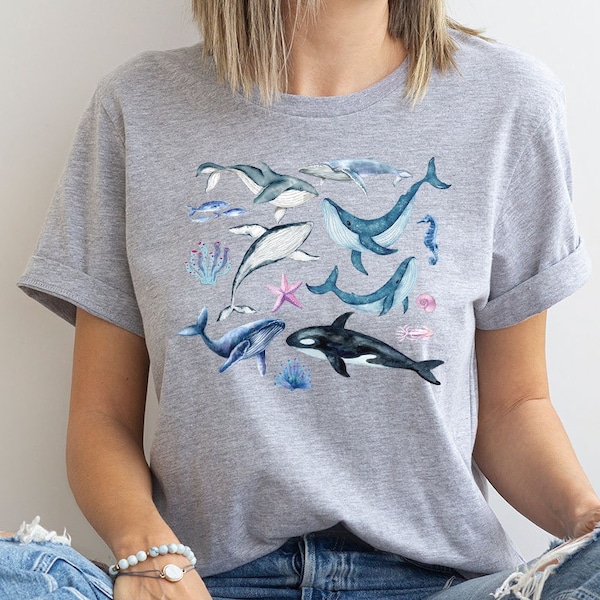 Sea Life Shirt - Etsy