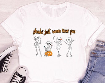 Comfort Colors® Ghouls Just Wanna Have Fun Shirt Retro - Etsy