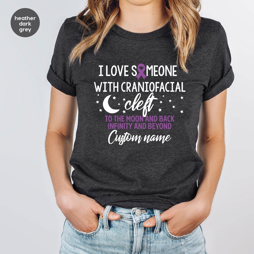 Custom Cleft and Craniofacial Tshirt, Personalized Awareness Graphic ...