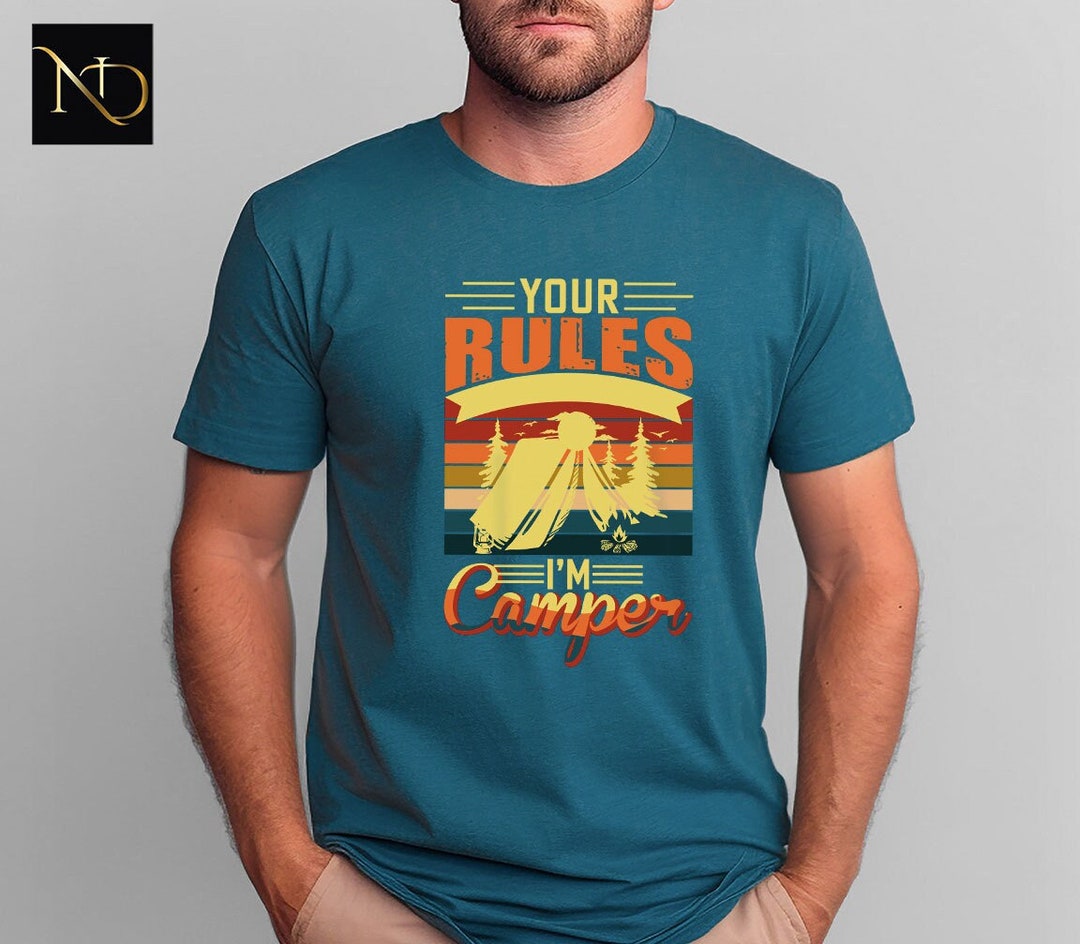 Retro Camp Shirts, Gifts for Camper, Camping Shirt, Camp T-shirt ...