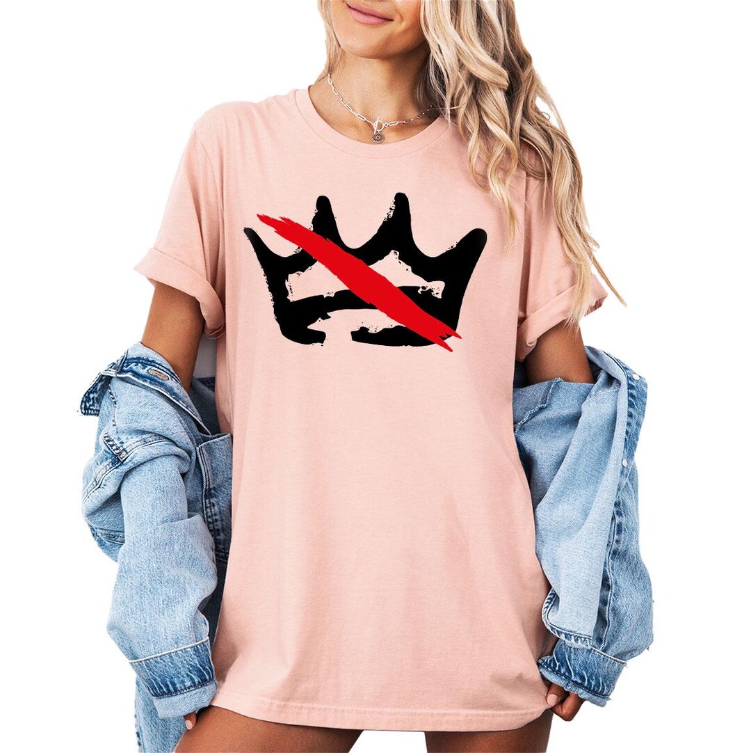 Crown No Kings Shirt, Anti Trump Shirt, No Kings in Americ Shirt, Anti ...