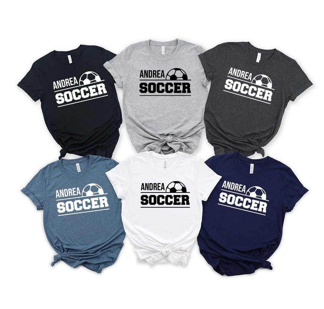 Custom Soccer Team Name Shirt, Personalized Soccer Shirt, Customized ...