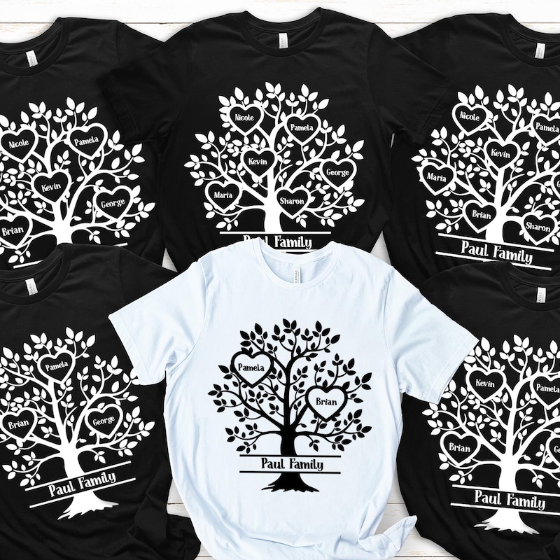 Family Tree Shirt - Etsy