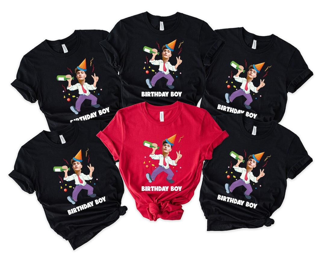 Funny Birthday Party Group Shirt, Custom Photo Shirt, Birthday Matching ...