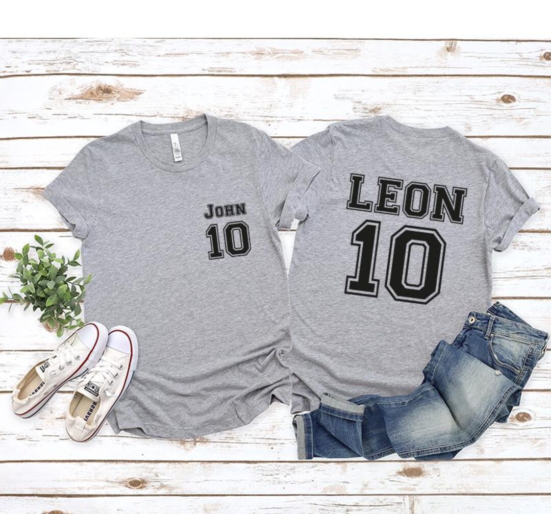 Personalized Football Shirt, Custom Team Player Name T-shirts ...