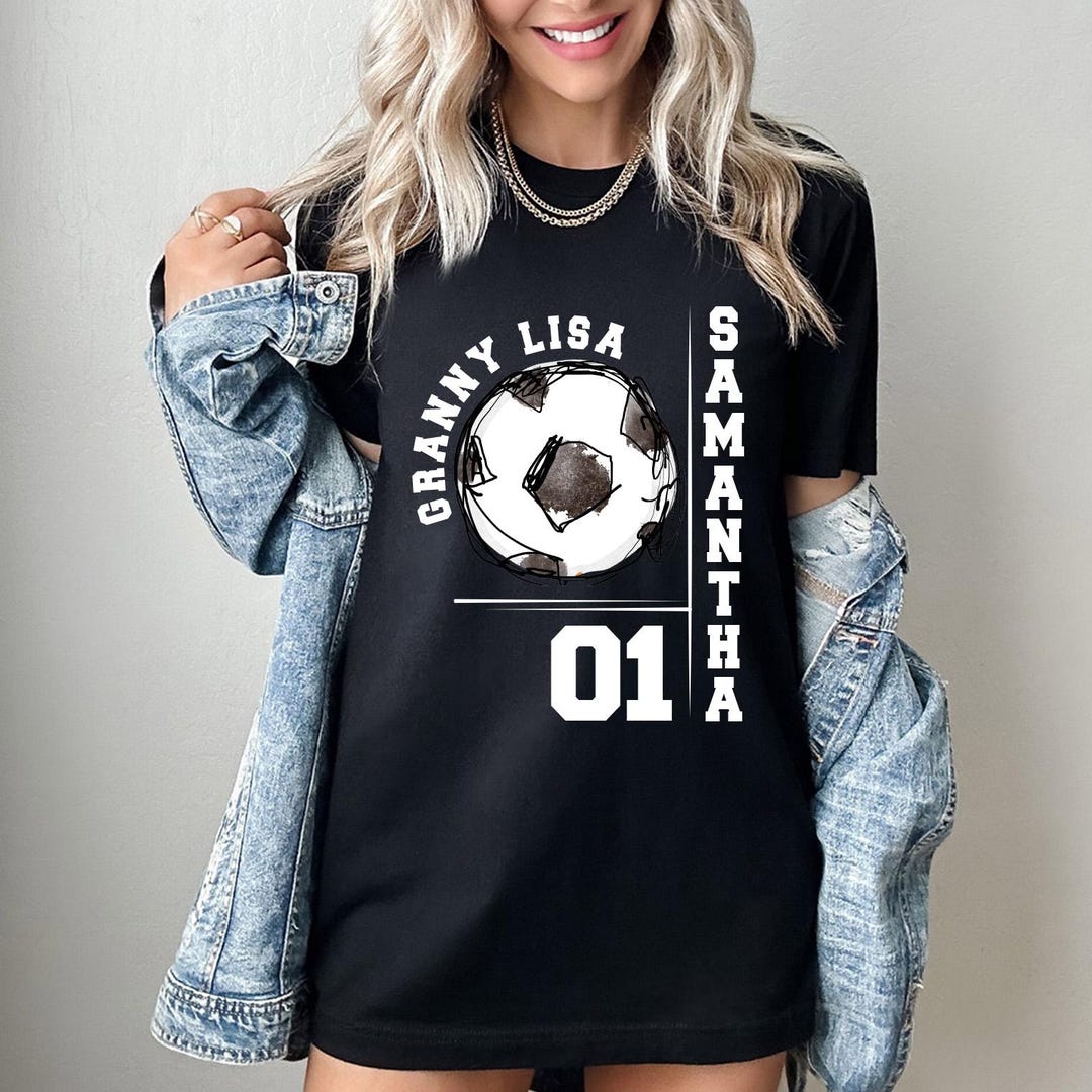Custom Soccer Player Name Shirt, Personalized Soccer Gift, Soccer Mom ...