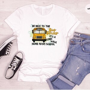 School Bus Driver T Shirt, School Bus Graphic Tees, Bus Driver ...