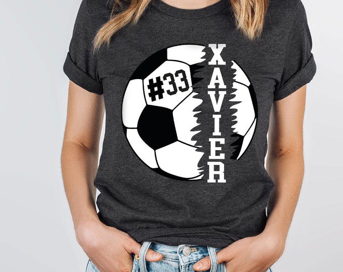 Customized Soccer Team Shirt, Custom Soccer Team Name Shirt ...