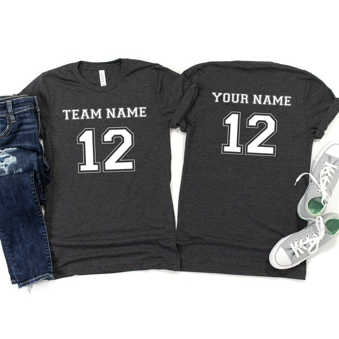 Personalized Team Player Name T-shirts, Personalized Gift, Gift for Son ...