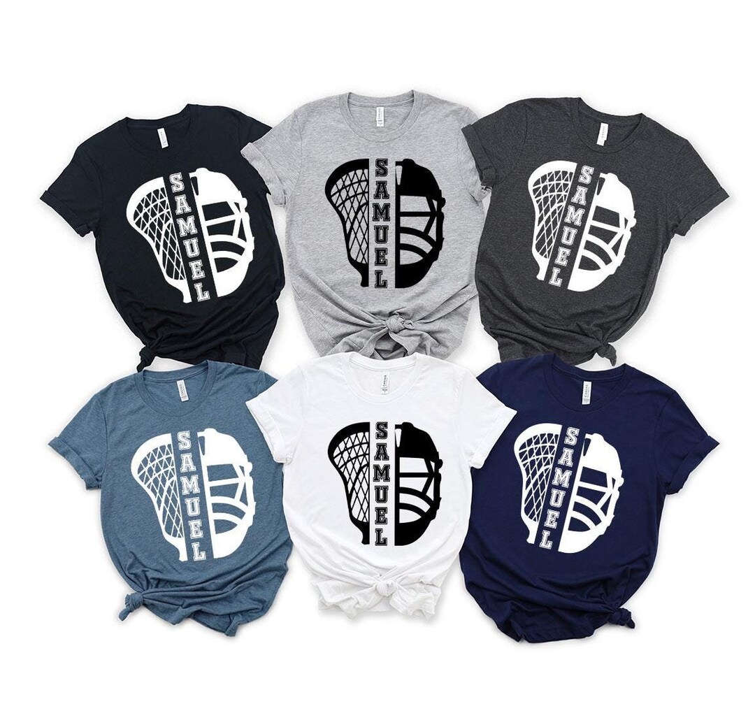Custom Name Lacrosse Shirts, Lacrosse Player T Shirts, Lacrosse Fan ...