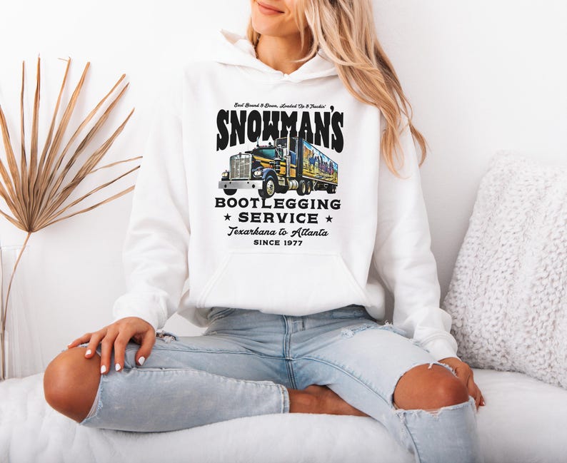 Snowman’s Bootlegging Service Sweatshirt, Smokey and the Bandit Retro ...