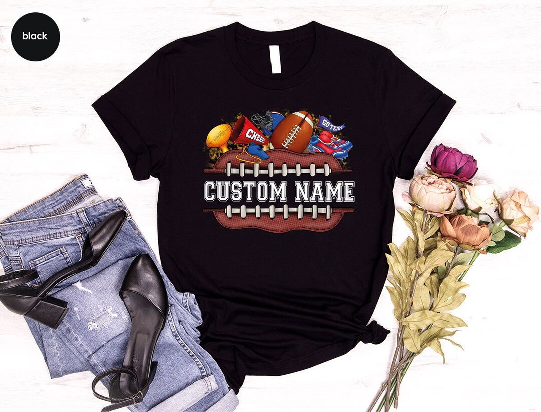 Custom Football Shirts, Football Player Gifts, Personalized Gift ...