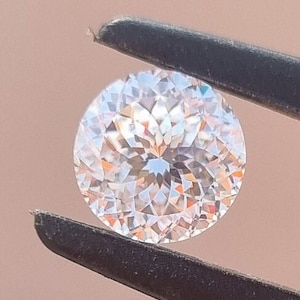 6.36 Ct Portuguese Cut Diamonds Full White Moissanite Diamond Handmade ...