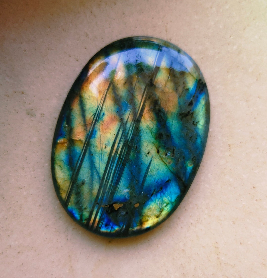 Beautiful Multi Flashy Labradorite Cabochon Flashy Fire Stone - Etsy