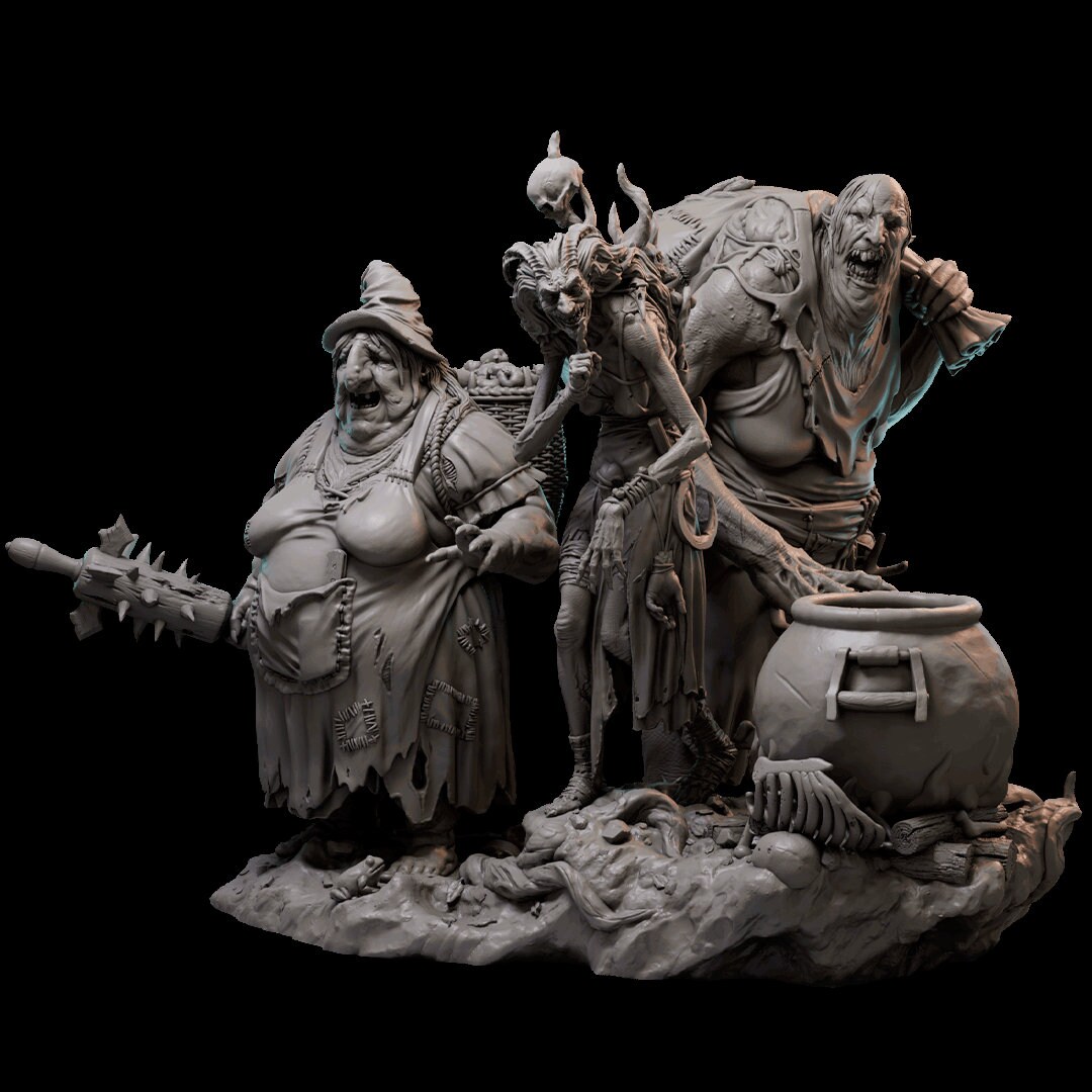 32mm/75mm Hag Diorama Miniature for Gaming, Painting or Display - Etsy UK