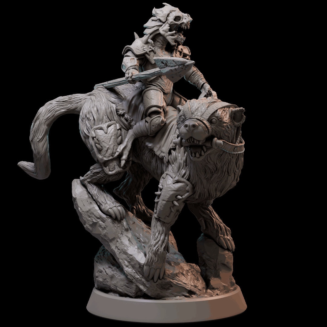 32mm/75mm Mounted Kobold Miniature for Gaming, Painting or Display - Etsy