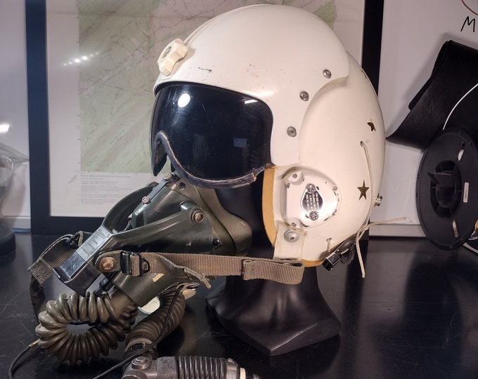 Authentic US Air Force Fighter Pilot Helmet With Oxygen Mask! | FREE US ...