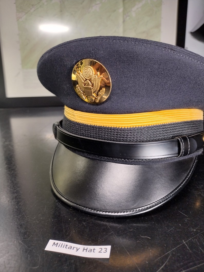 US Army Dress Blue Enlisted Service Cap size: 7 FREE US - Etsy