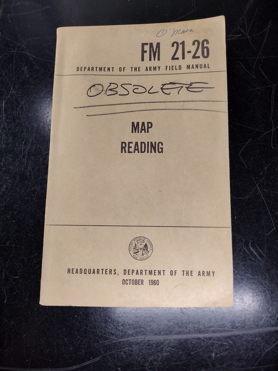 US Army Map Reading Manual W/ Fort Knox Map october 1960 FM 21-26 - Etsy