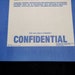 US Government Confidential Document Heavy Paper Cover Sheet - Etsy