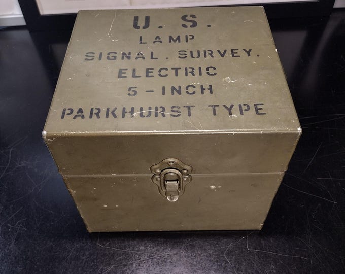 US Army World War 2 Signal & Survey Lamp Case | FREE US Shipping! - Etsy