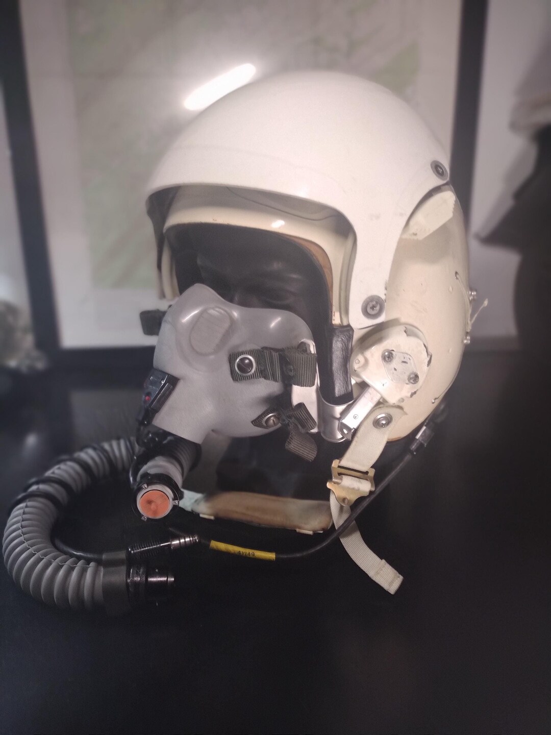 Genuine US Military Pilot Helmet With Oxygen Mask HGU-26 - Etsy