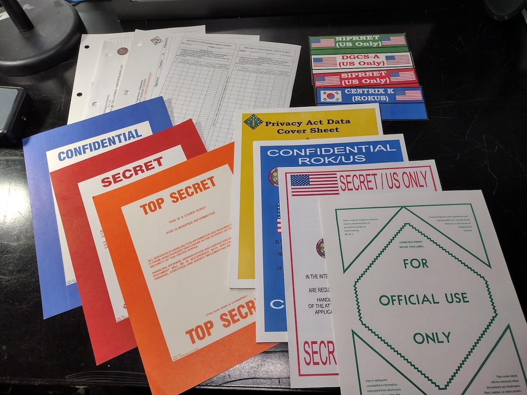 US Government/military Top Secret Document Sheet Bundle | FREE US ...