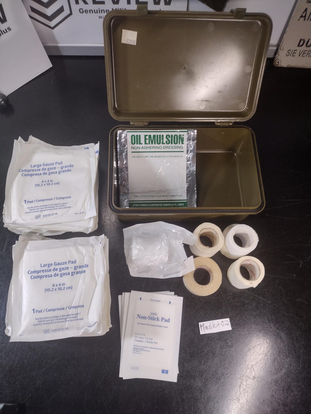 US Army General Purpose First Aid Kit With Contents! | FREE US Shipping ...