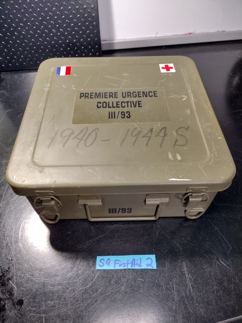 Military First Aid Kit Metal Case 2 FREE Shipping Active - Etsy