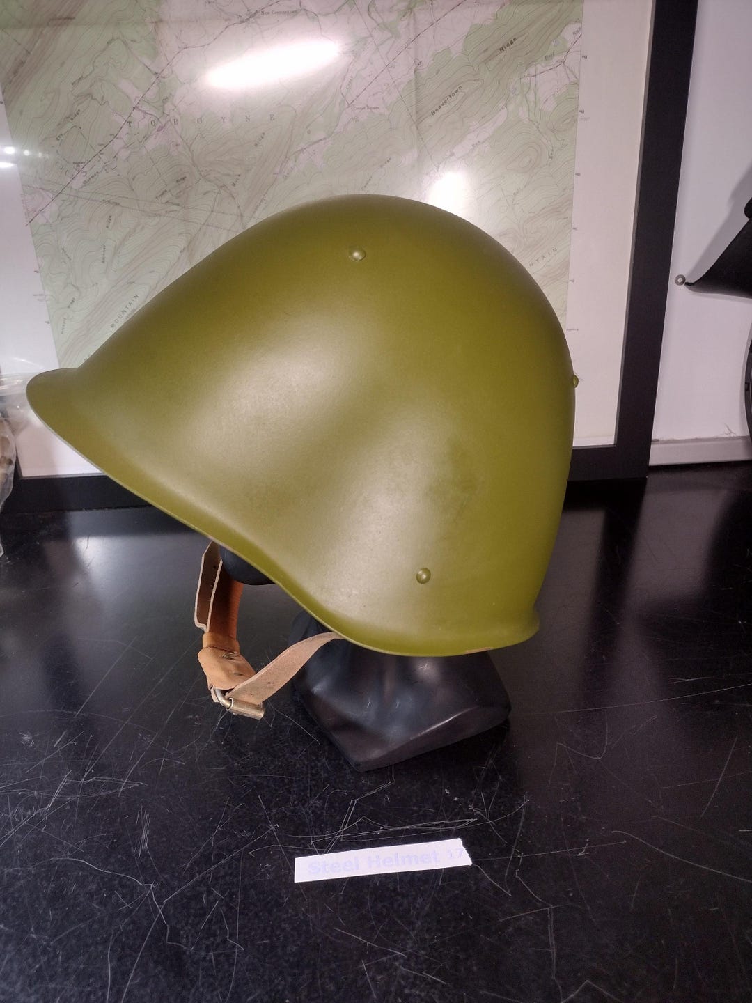Military Steel Helmet (size Unknown but Adjustable) | FREE US Shipping ...