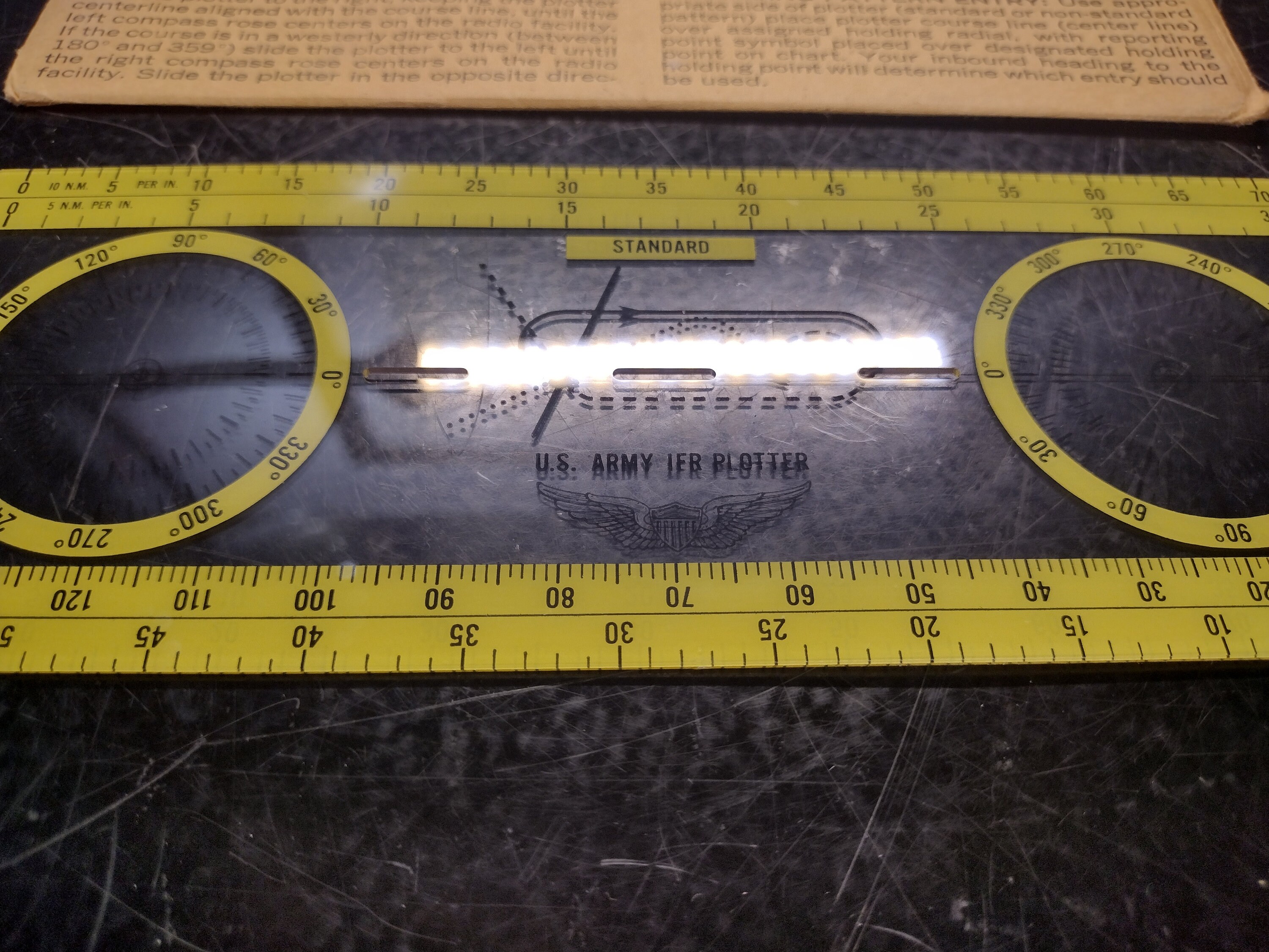 US Army IFR Plotter Tool and Envelope FREE Us Shipping - Etsy