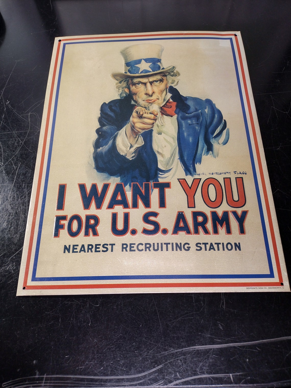 Metal i Want You US Army Recruiting Sign - Etsy