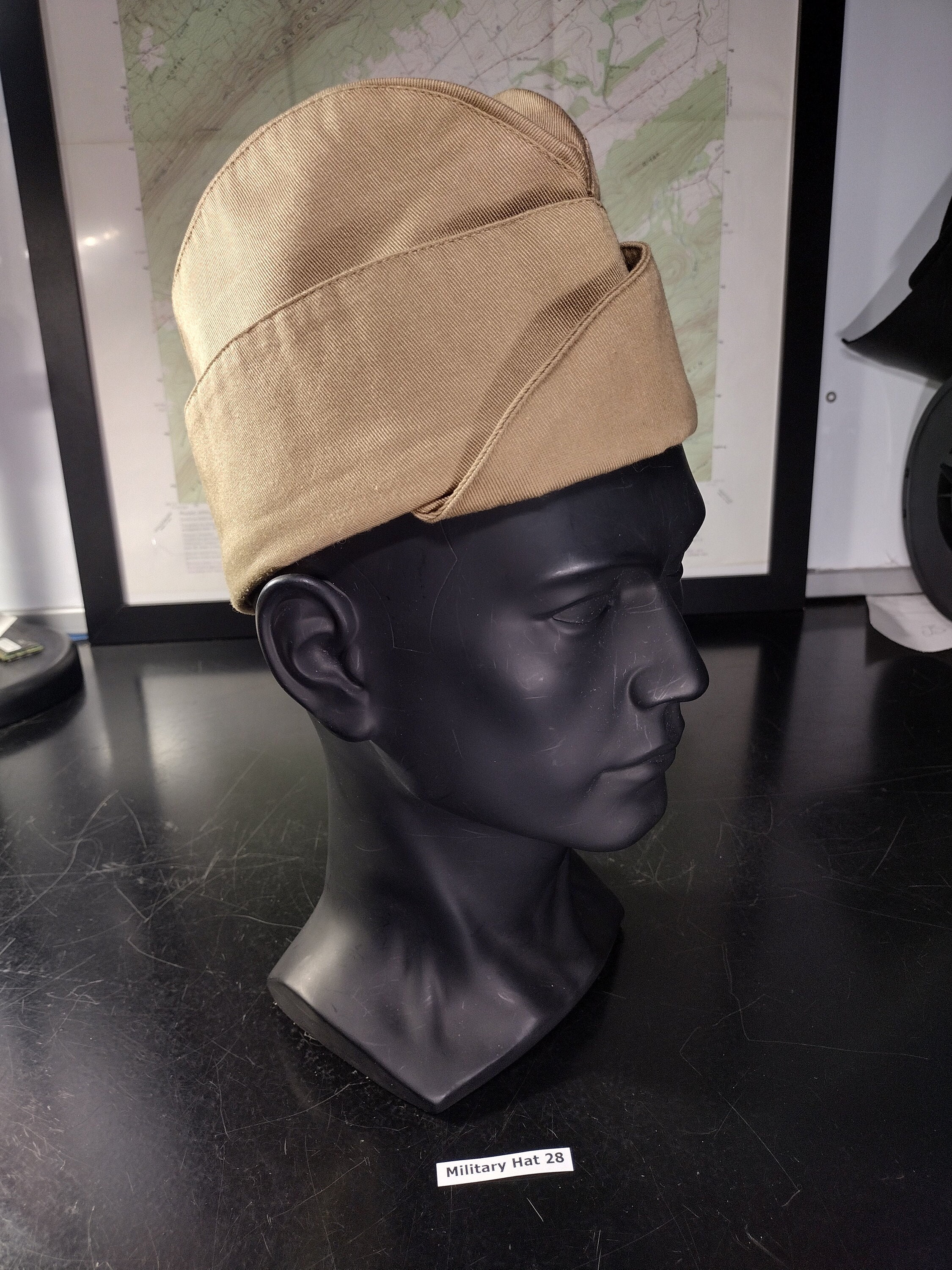 WW2 Era US Military Issue Garrison Cap size: Unknown FREE - Etsy