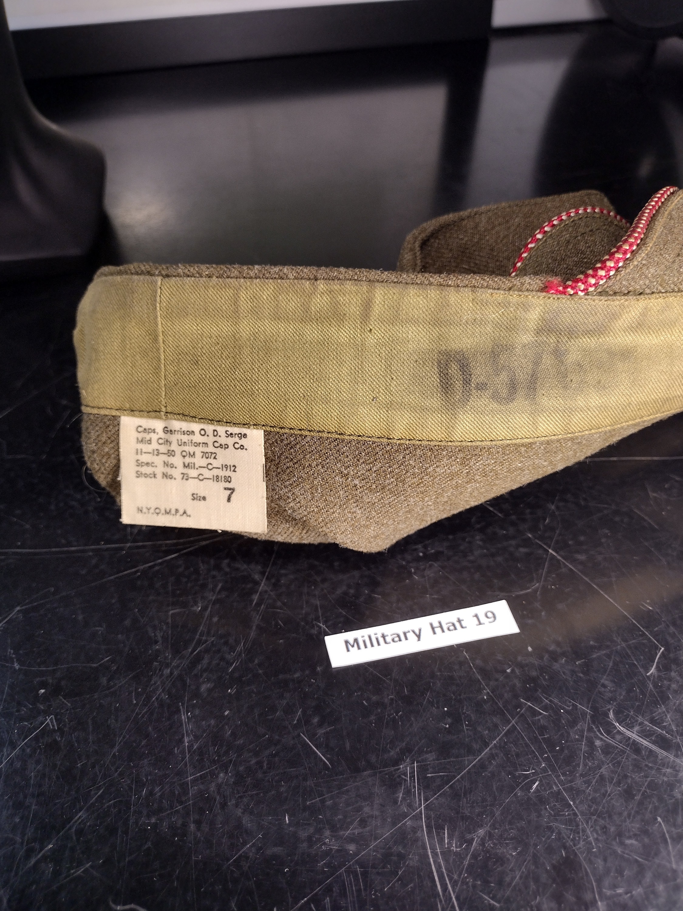 WW2 US Military Garrison Cap size: 7 - Etsy