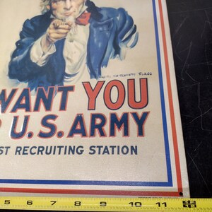 Metal i Want You US Army Recruiting Sign - Etsy