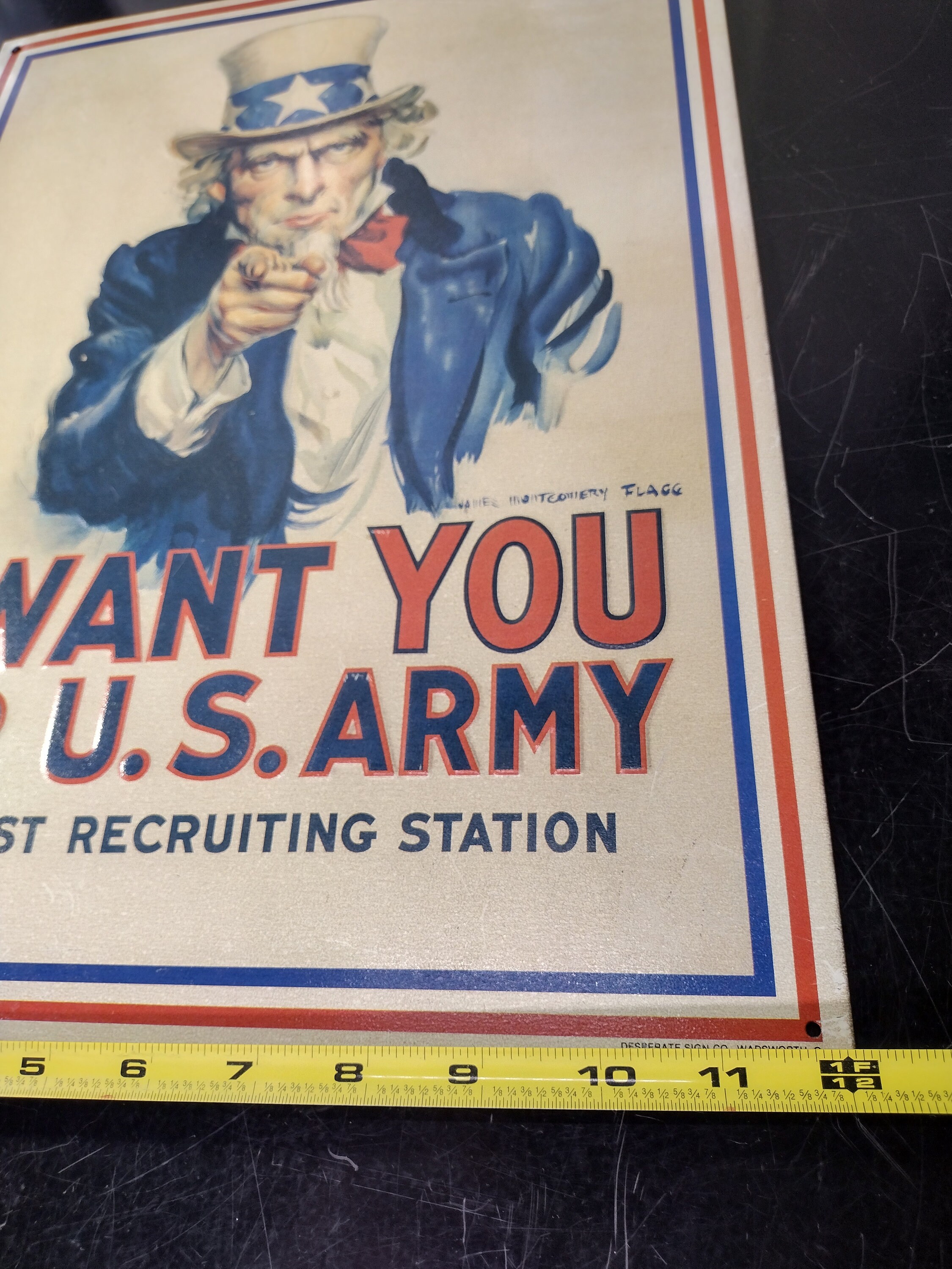 Metal i Want You US Army Recruiting Sign - Etsy
