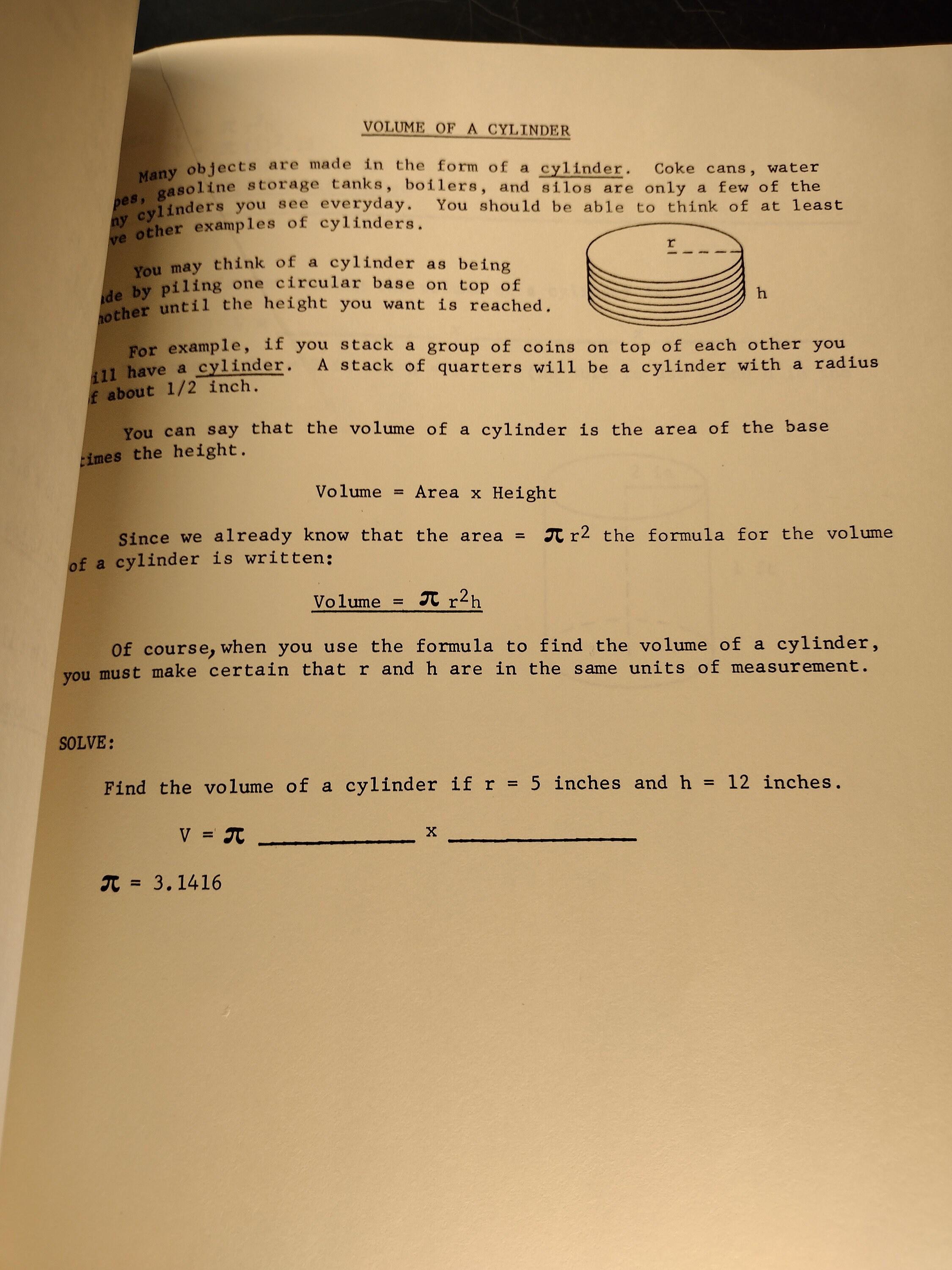 US Army Basic Mathematics Ephemera Pamphlet Booklet (may 1973 TC 10-76 ...