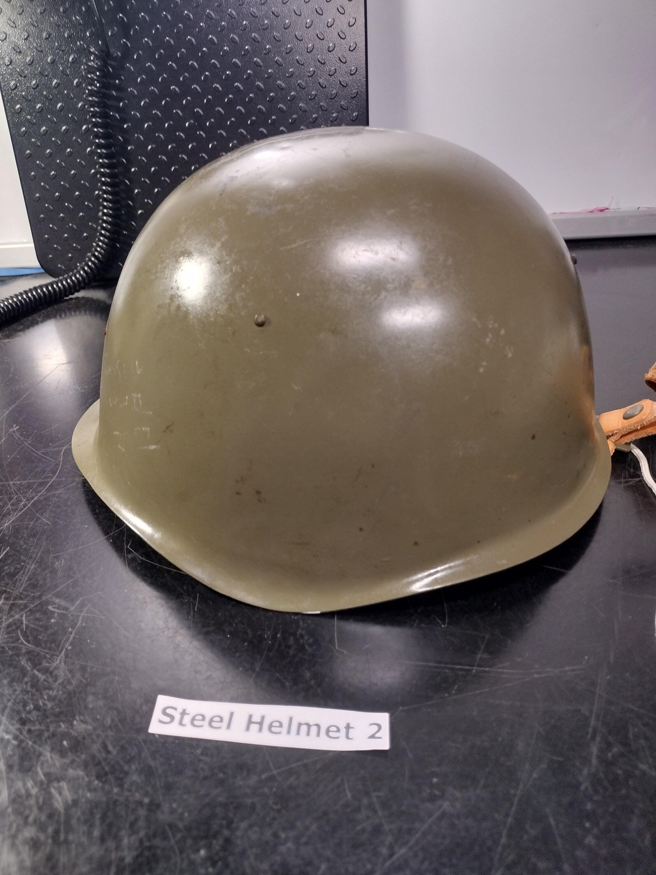 Military Steel Helmet With Red Star (size Unknown Bulgarian?) (helmet 2 ...