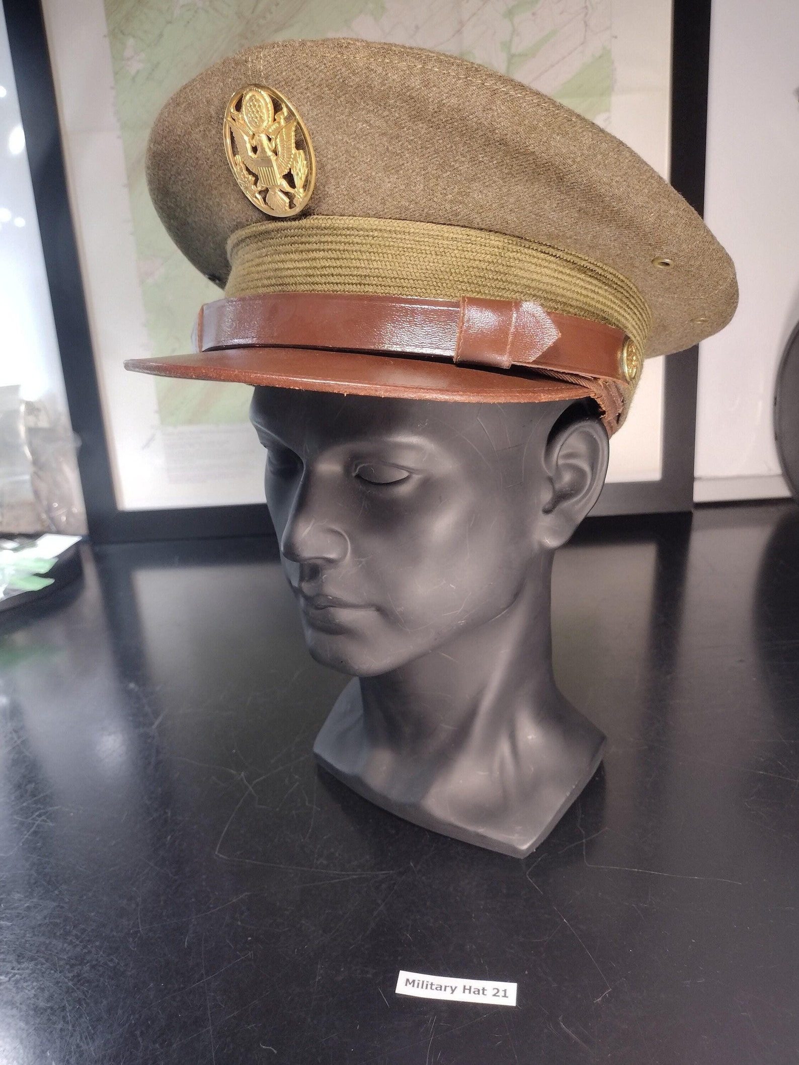 WW2 US Military Hat With Cover (size: 7) | FREE US Shipping! - Etsy