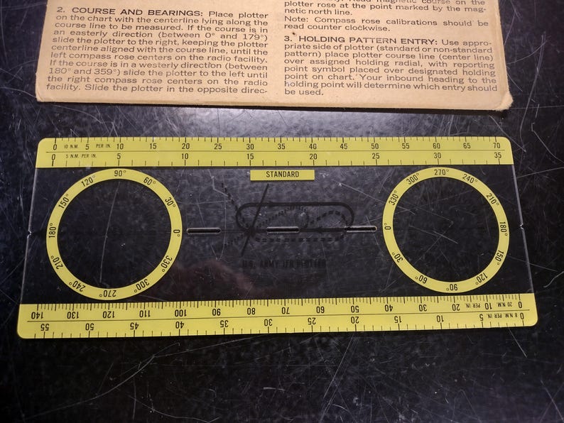 US Army IFR Plotter Tool and Envelope | FREE Us Shipping! - Etsy
