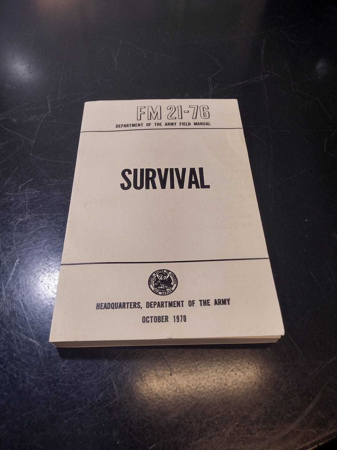 US Army Survival Ephemera Pamphlet Booklet (1970 FM 21-76) | FREE Us ...