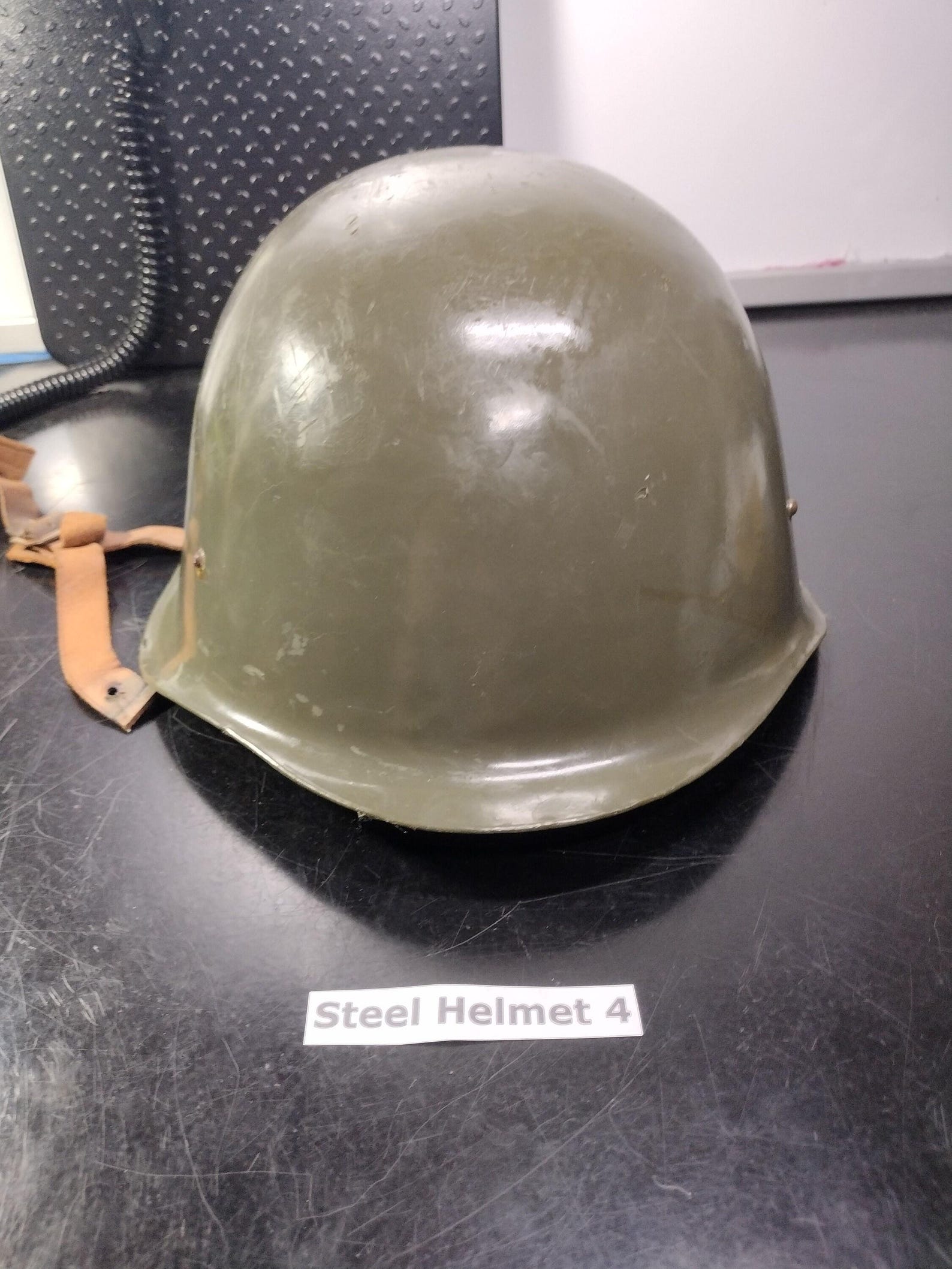 Military Steel Helmet (size Unknown) (helmet 4) - Etsy