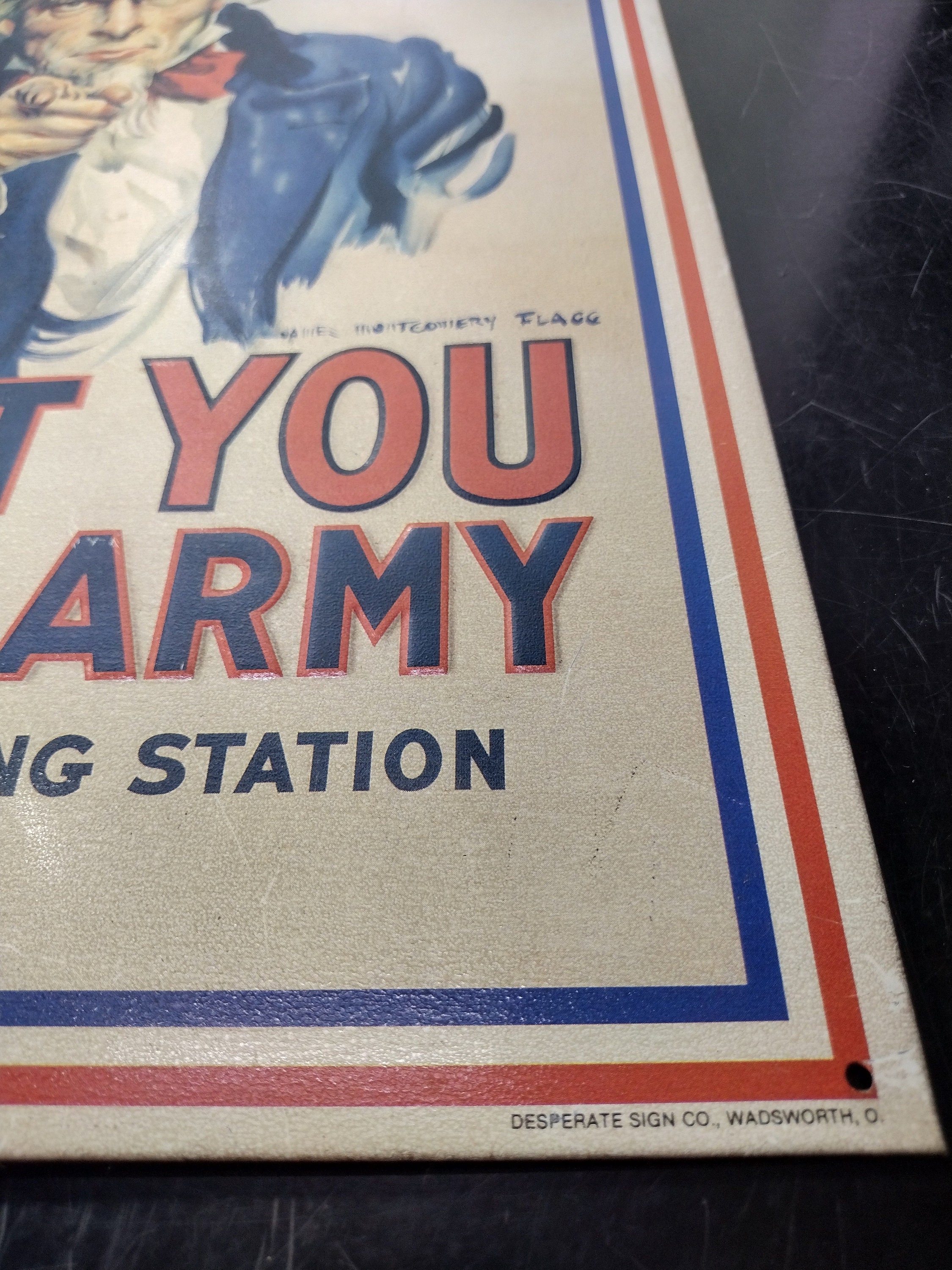 Metal i Want You US Army Recruiting Sign - Etsy