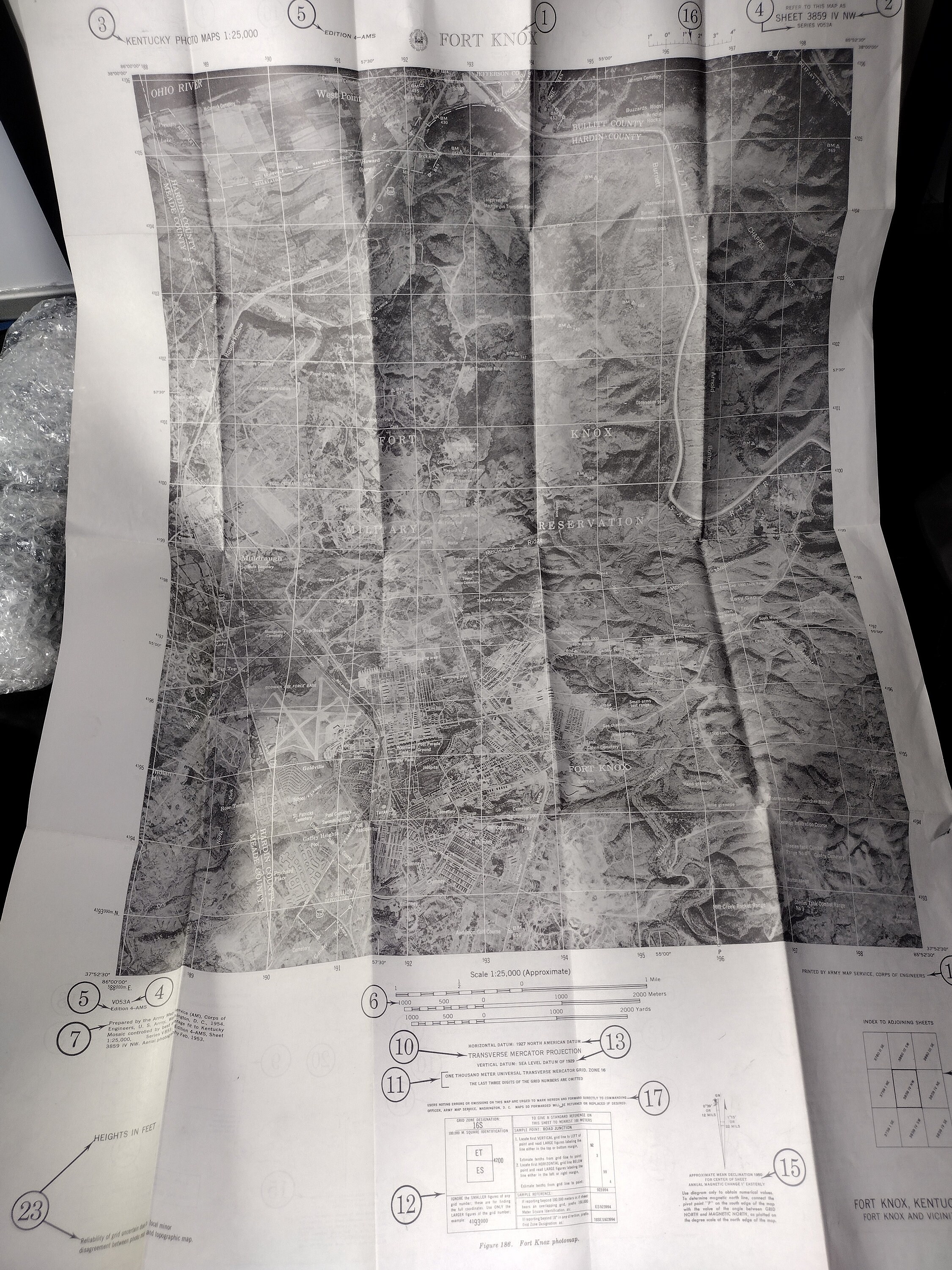 US Army Map Reading Manual W/ Fort Knox Map october 1960 FM 21-26 - Etsy