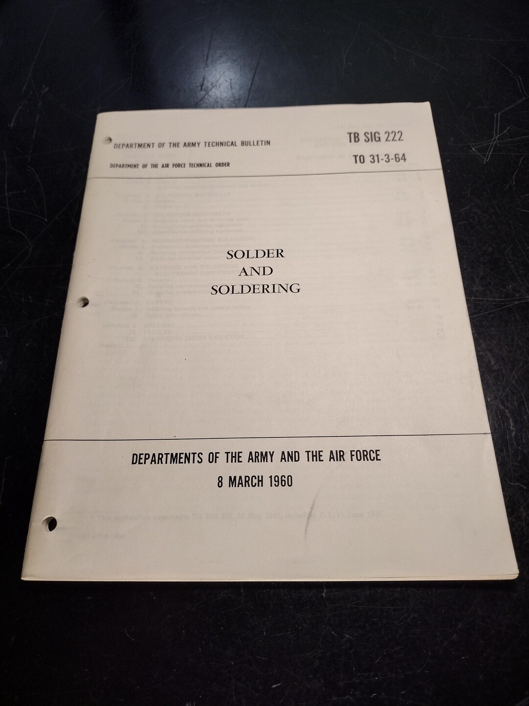 US Army Solder & Soldering Ephemera Pamphlet Booklet (march 1960) - Etsy