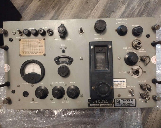US Navy Radar Test Set, TS-147D/UP (1950's) - Etsy