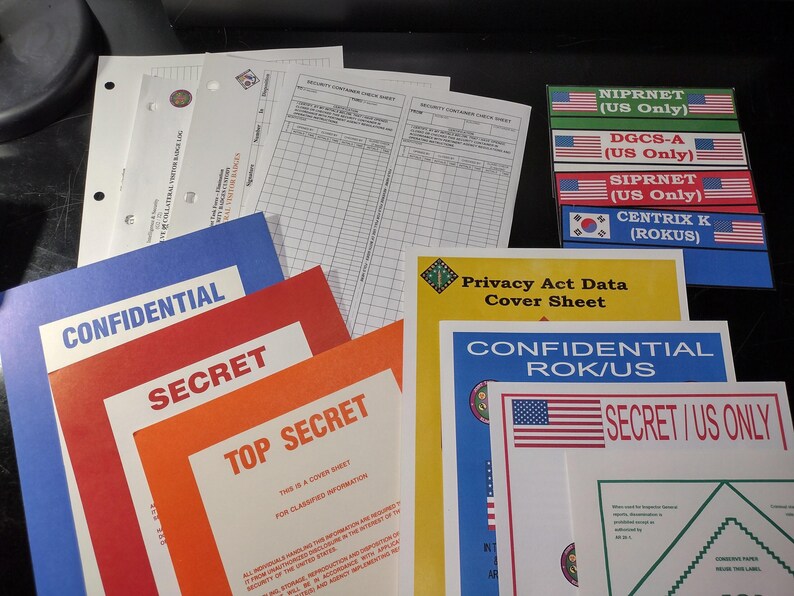 US Government/military Top Secret Document Sheet Bundle | FREE US ...