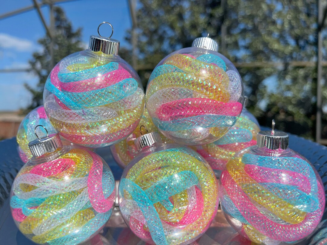 Easter Decor, Easter Ornaments, Pastel Spring Tree Decorations, Pink ...